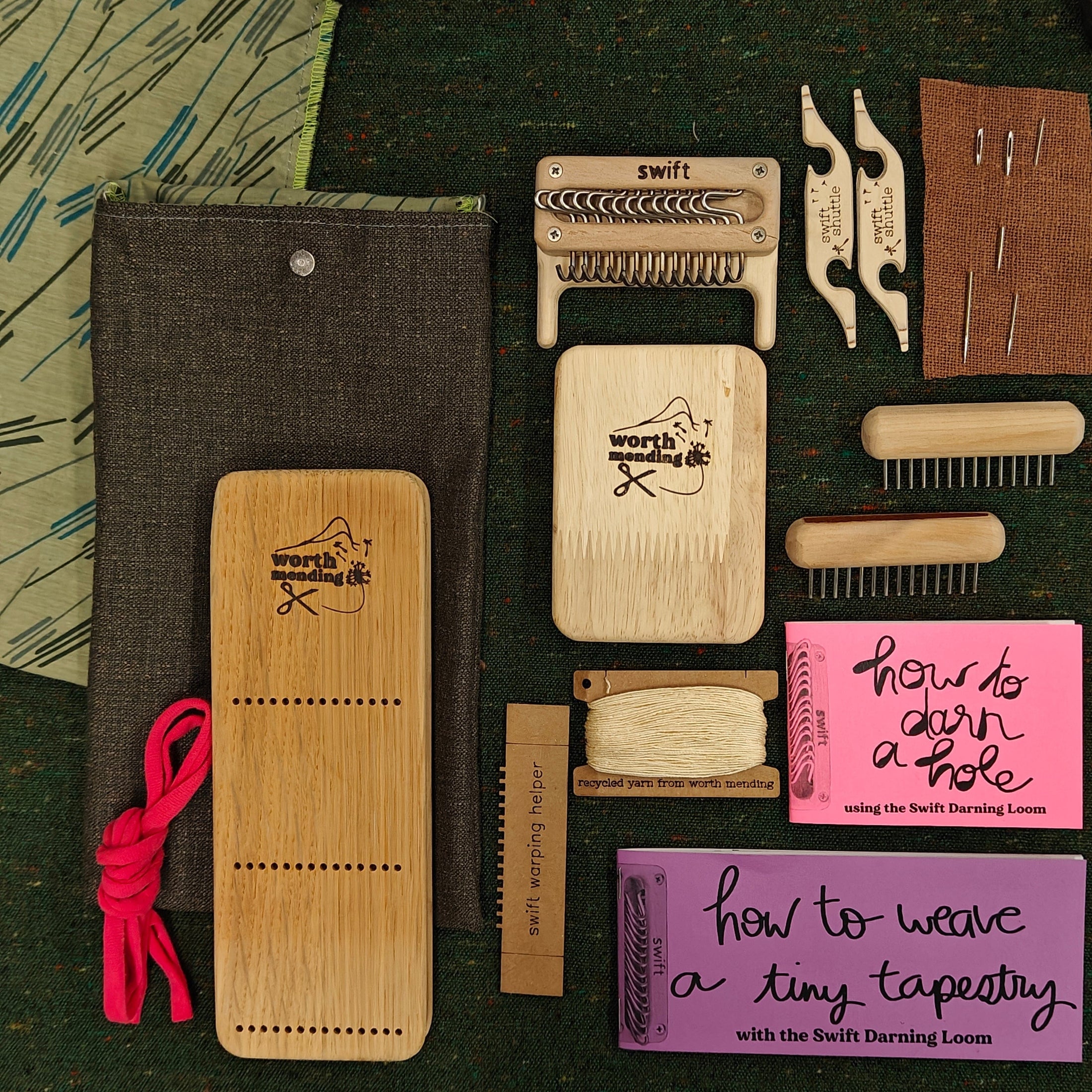 Swift Darning Loom: Darning + Weaving Bundle – Worth Mending