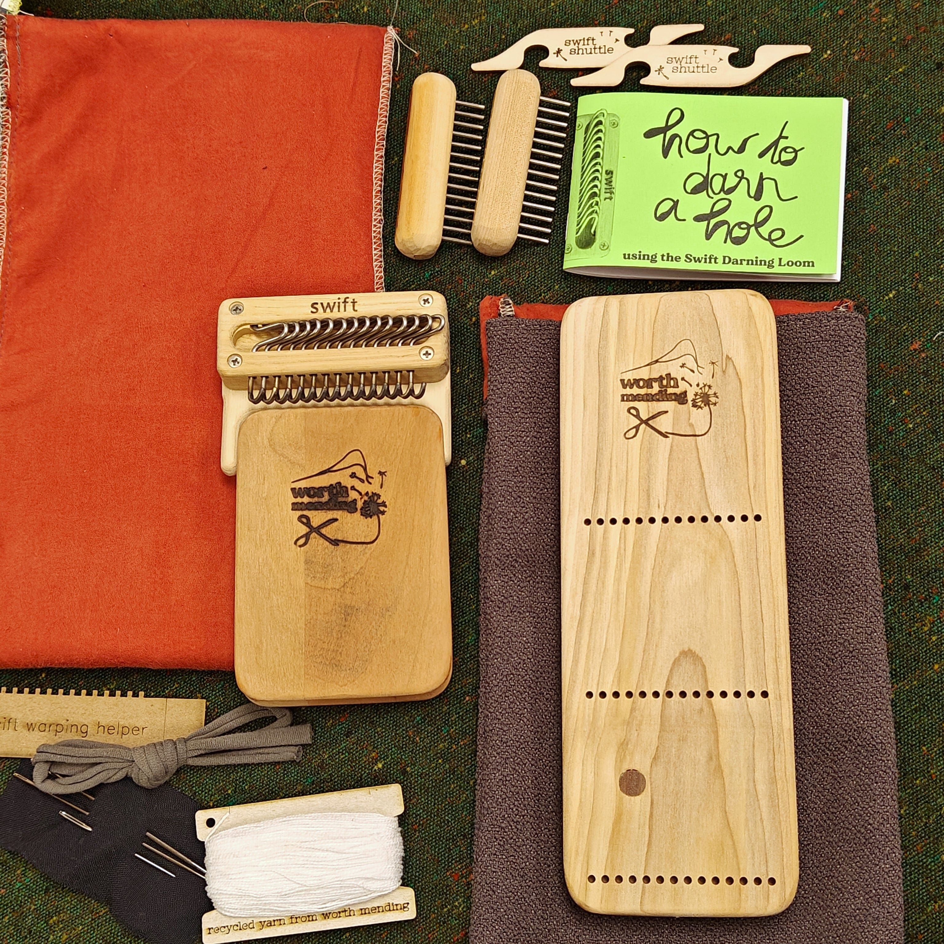 Swift Darning Loom: Darning + Weaving Bundle – Worth Mending