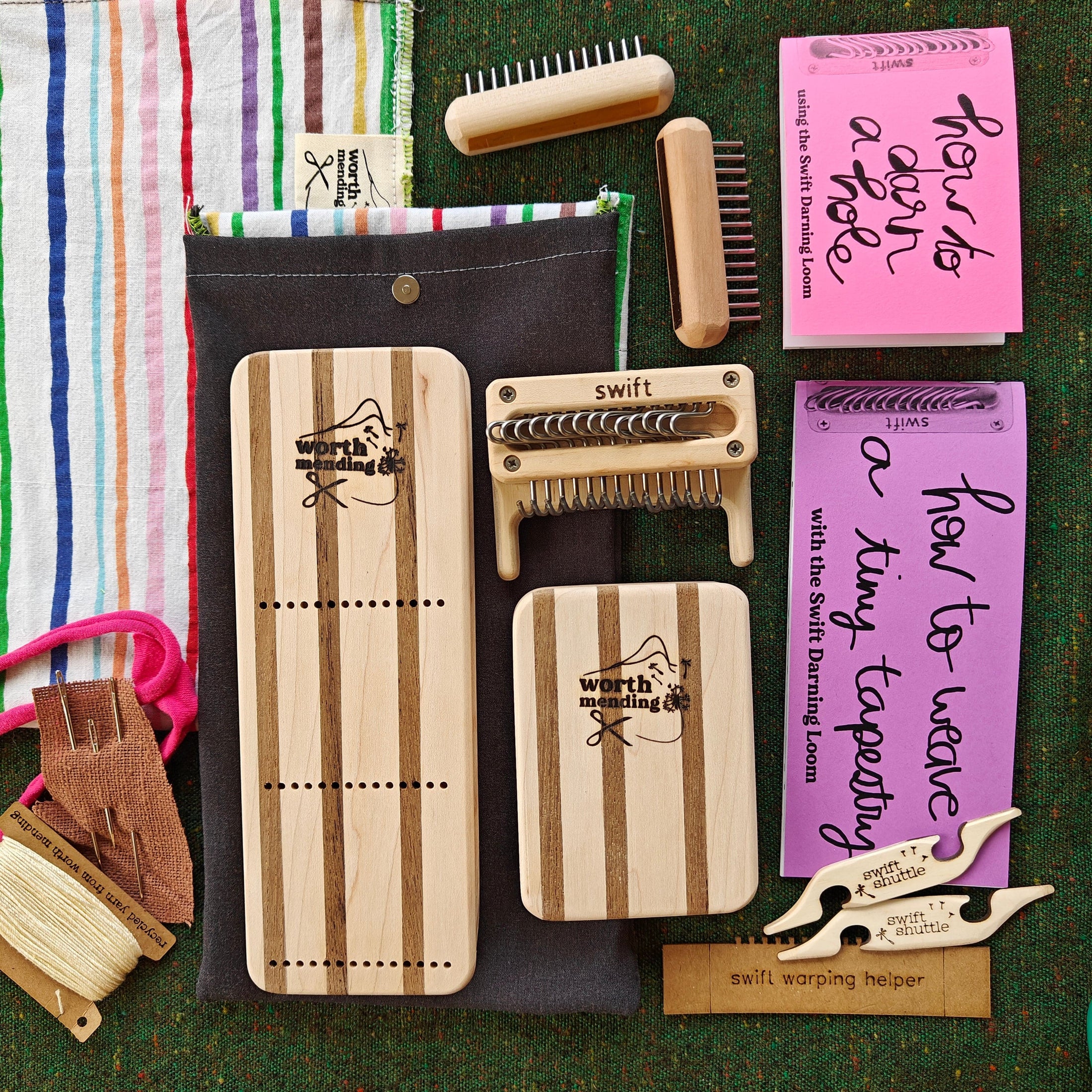 Swift Darning Loom: Darning + Weaving Bundle – Worth Mending
