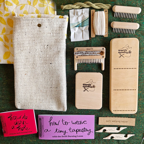 Swift Darning Loom: Darning + Weaving Bundle – Worth Mending