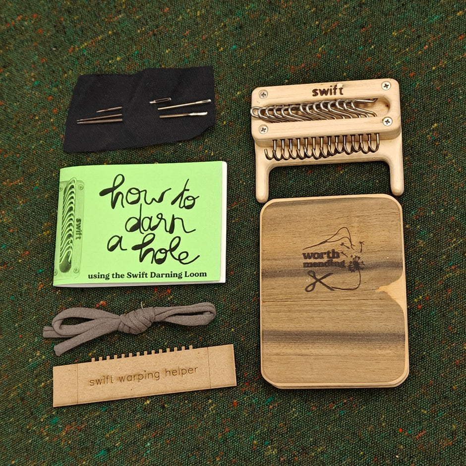 the Swift Darning Loom from Worth Mending
