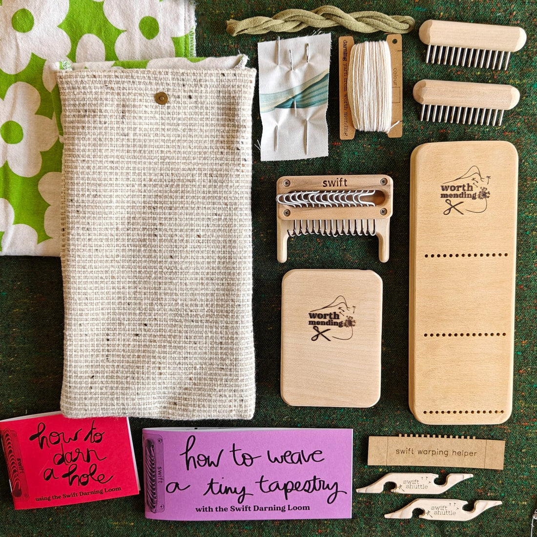 Swift Darning Loom: Darning + Weaving Bundle – Worth Mending